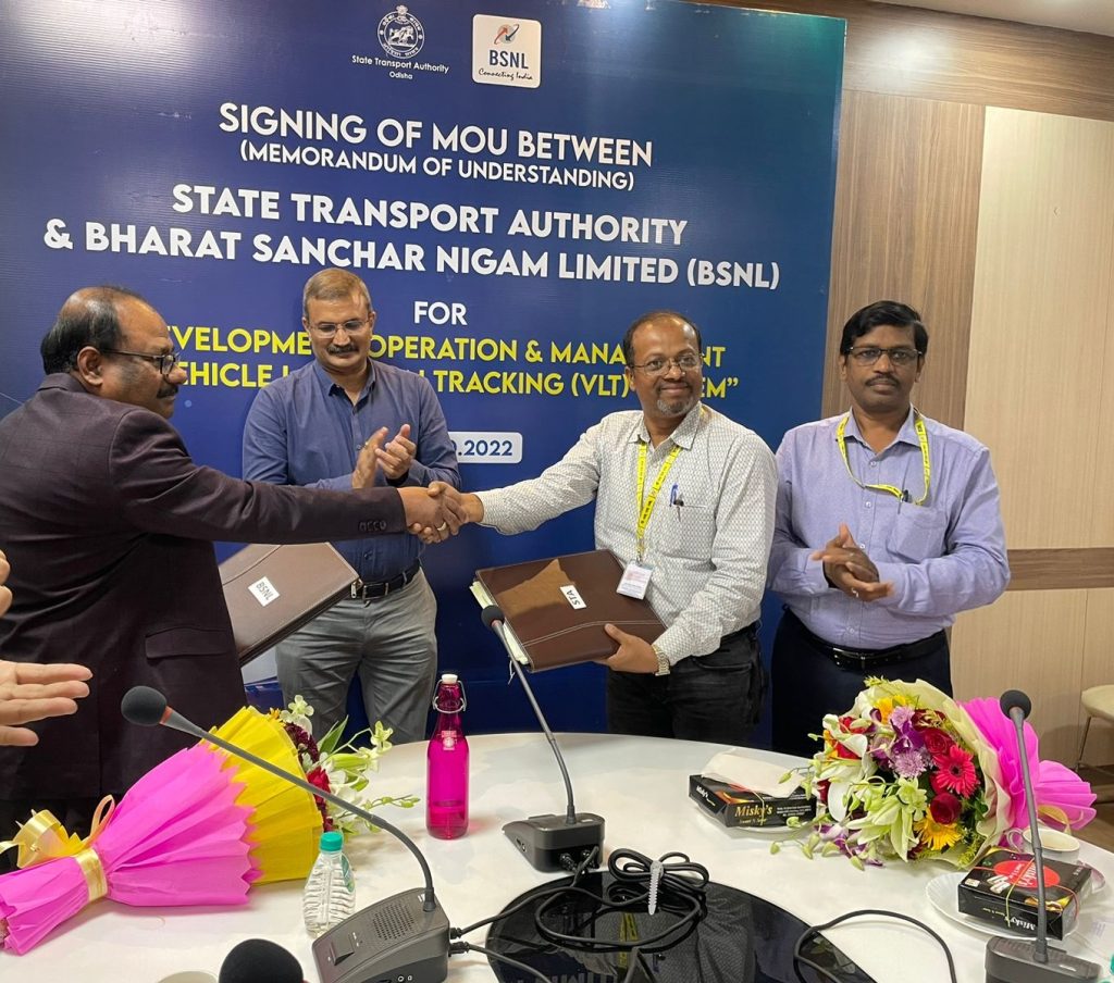 India: Odisha transport authority signs MoU with BSNL on vehicle ...