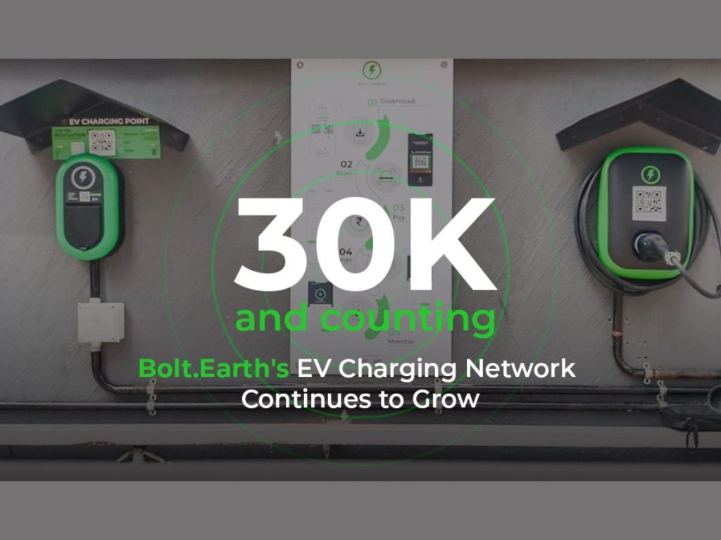 Bolt.Earth installs 30K+ EV charging points – Telematics Wire